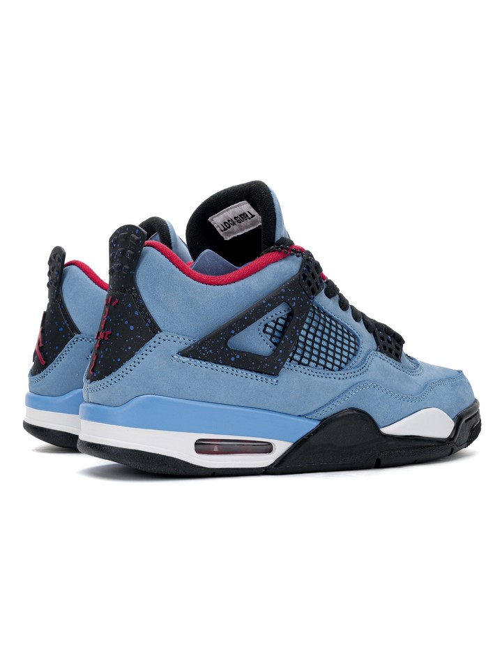 Nike Air Jordan 4 Travis Scott Cactus Jack Blue Nubuck 308497-406 New ...