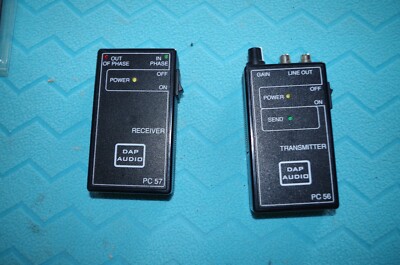 DAP Audio - Receiver PC57 / Transmitter PC 56 | eBay UK