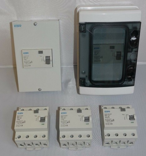 30mA 100mA 4 pole RCD 3 phase 63 80 Amp TP&N 63A 80A Time Delay with ...