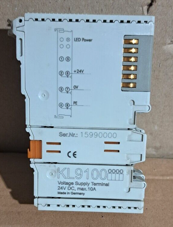 BECKHOFF KL9100 Potential supply terminal 1 LOT 2 PCS #AD1612# | eBay
