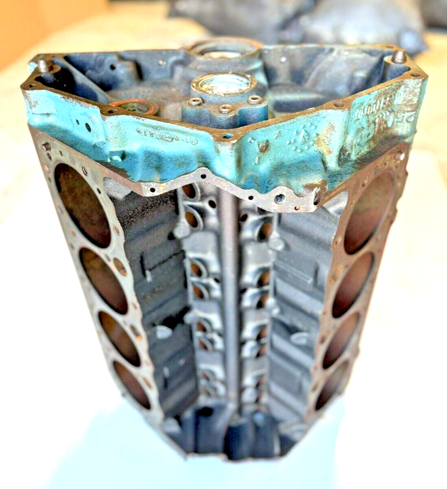 GM Small Block Chevy Engine Block 302 327 350 CI Date Code H38 OEM ...