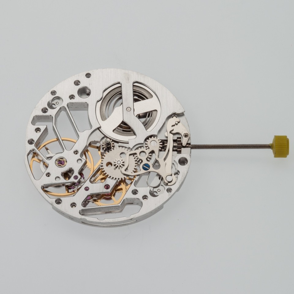 ETA movement werk Unitas Mouvement 6498-1 skeleton rhodium squelette | eBay