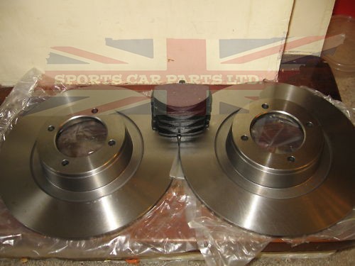 Pair of New MGB Brake Rotors and Brake Pads 1963-1980 | eBay