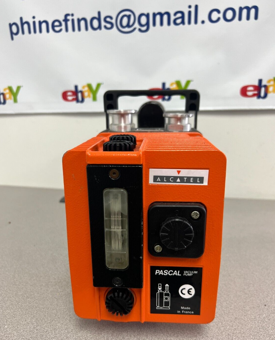 Alcatel Pascal 2005 Dual Stage Rotary Vane Vacuum Pump | eBay