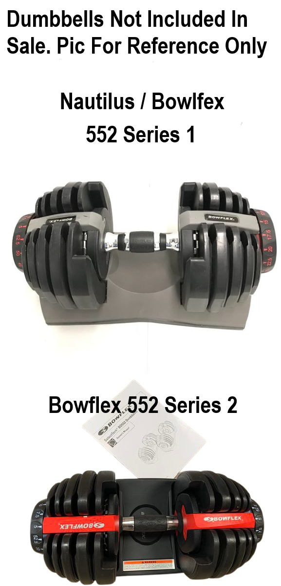 USED SERIES 2 ONLY Bowflex SelectTech 552 Dumbbell Replacement Handle ...
