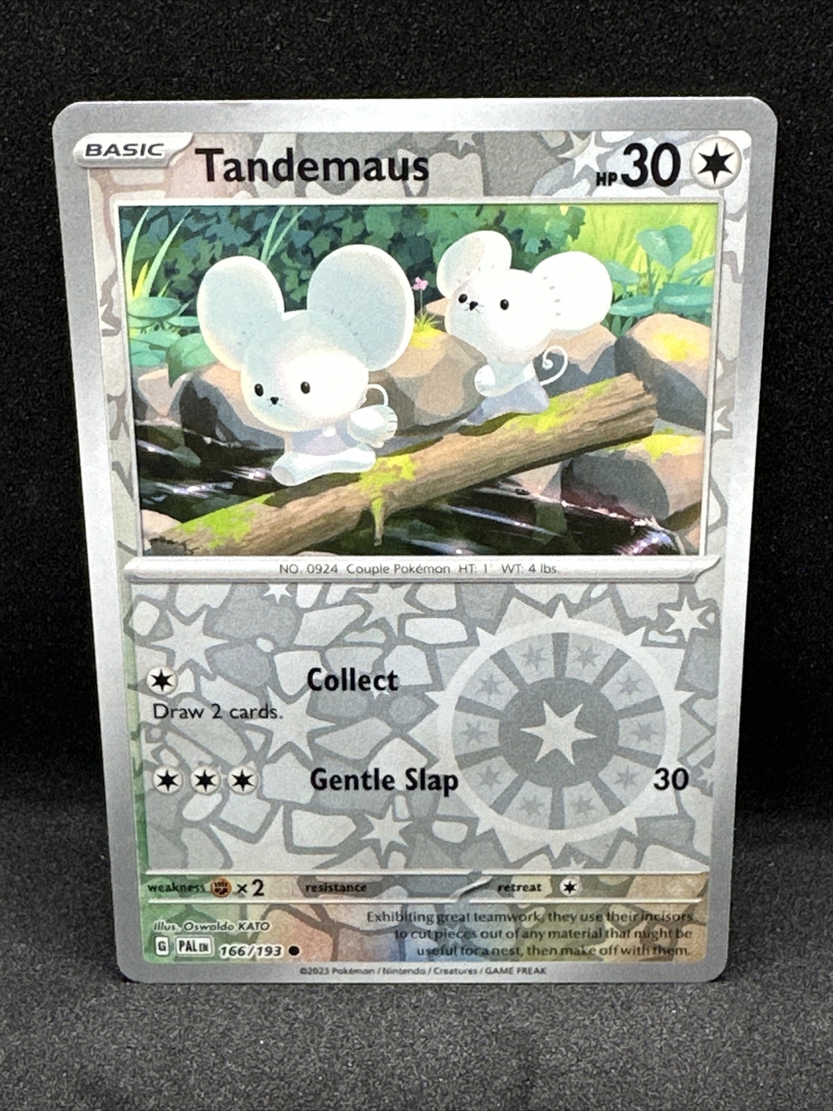 TANDEMAUS 166/193 Reverse Holo Scarlet Paldea Evolved Pokemon TCG Card ...