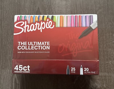 Sharpie The Ultimate Collection Permanent Markers - 45 Piece (25 Fine ...