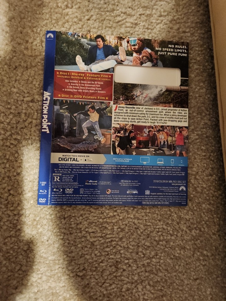 Action Point Blu-ray Slip Cover ONLY(No Discs)Read Description | eBay