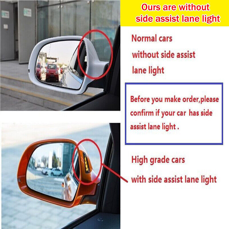 Wing Mirror Cover Caps For AUDI Q3 A3 8P A4 B8 A5 S5 A6 S6 C6 Gloss ...
