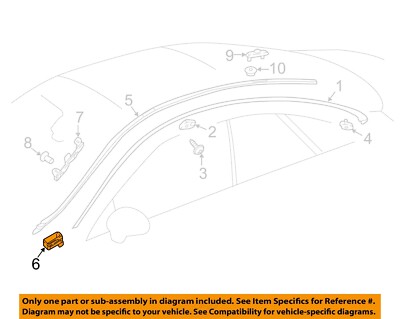 MERCEDES OEM 2018 E400 Roof-Drip Molding Clip 2389910600 | eBay