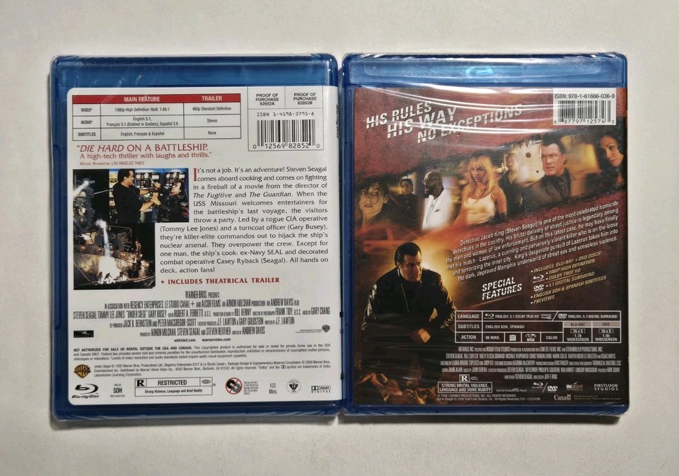 Under Siege / Kill Switch BLU-RAY LOT -- NEW! SEALED!! | eBay