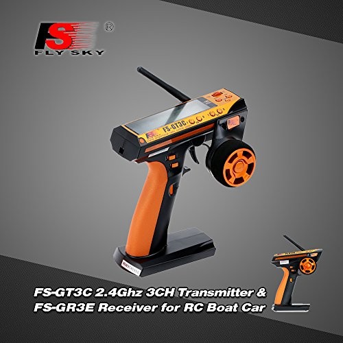 Flysky FS-GT3C RC Transmitter 2.4Ghz 3CH LCD Remote Controller with FS ...