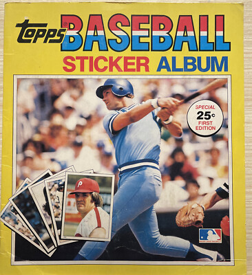 1981 Topps Baseball Stickers Album Complete Set CARDS Rickey Henderson ...
