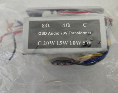 70V Commercial (20, 15, 10, 5W) Premium Quality Distribution Line ...