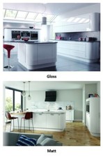 White Slab Kitchen Doors for sale | eBay