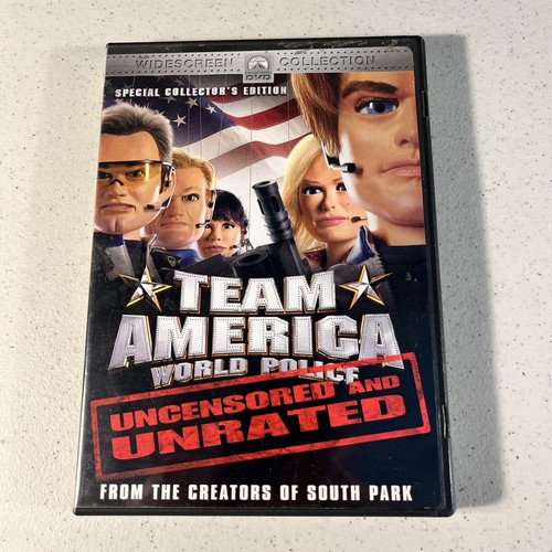 Team America World Police Unrated Widescreen DVD (with Bonus Crank ...