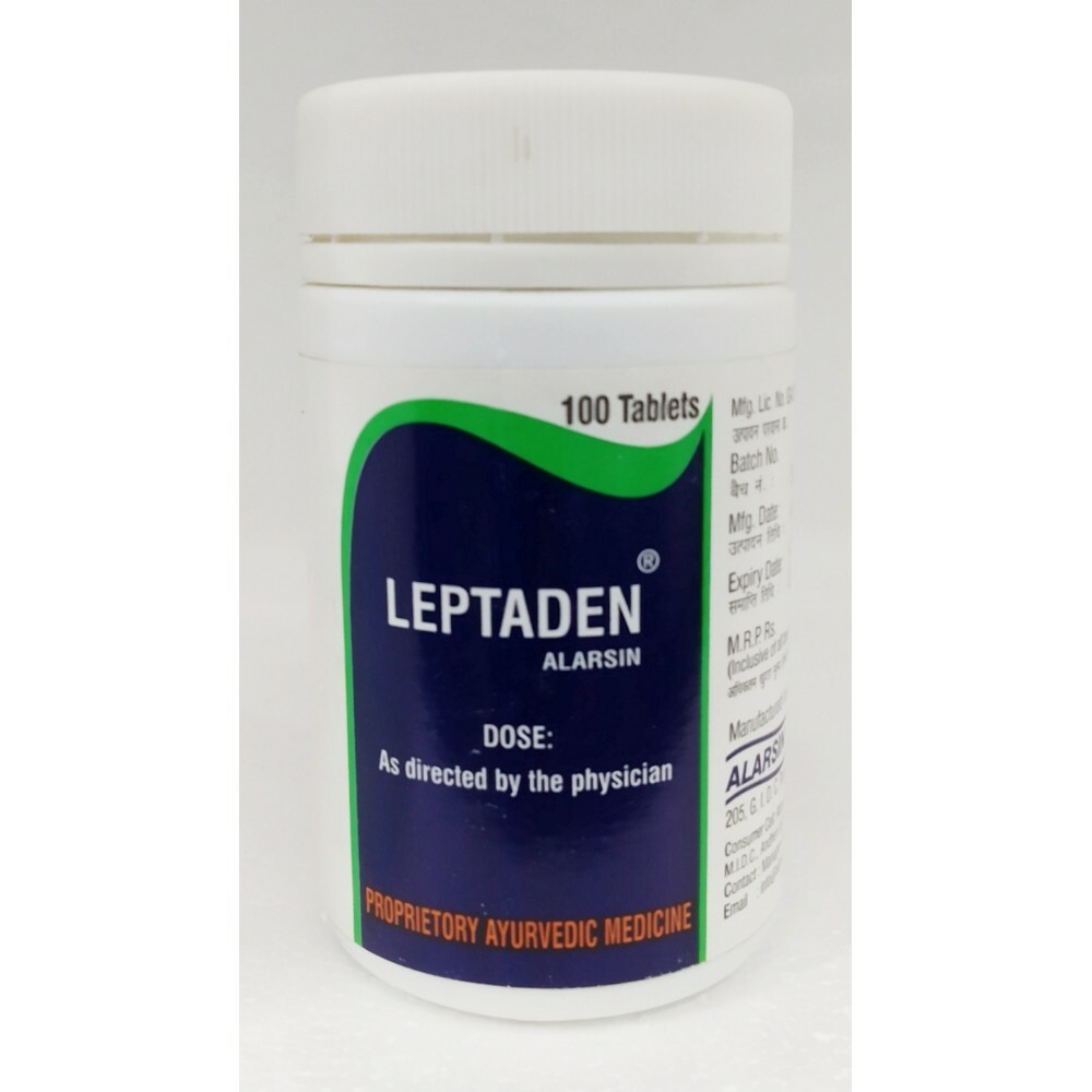 Alarsin LEPTADEN Tablets 100tab Each (Pack of 2) Herbal Ayurvedic Women ...