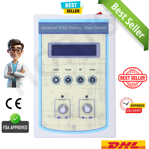Prof. Home use 2 Channel Electrotherapy Unit Physical Ultrasound ...