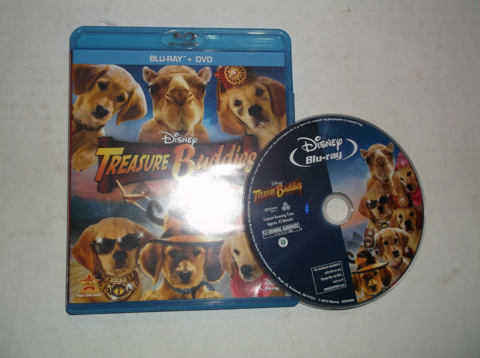 Walt Disney's: Treasure Buddies (Blu-ray, 2012) BLU-RAY ONLY ...