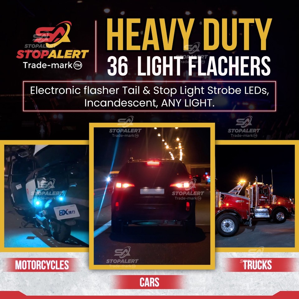 Wig Wag 36 Pattern Wave Wagger HEADLIGHTS Emergency Flashers LED Module ...