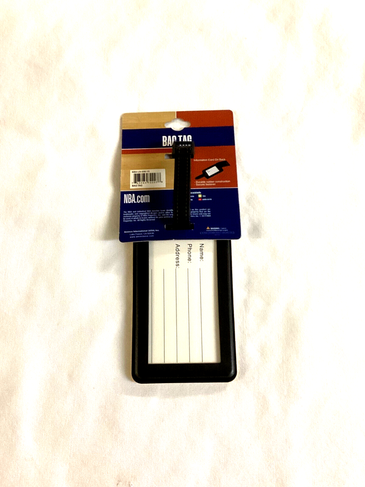 NBA Official Los Angeles Clippers Luggage Tag Travel Bag ID Golf Tag ...