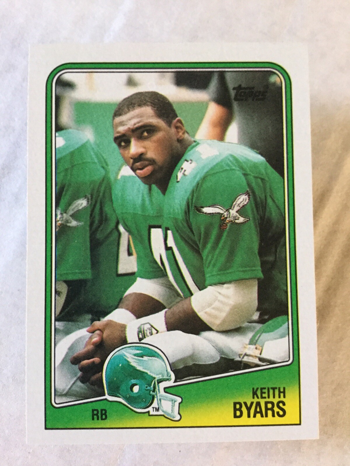 1988 TOPPS KEITH BYARS #235 PHILADELPHIA EAGLES FOOTBALL CARD buckeye ...