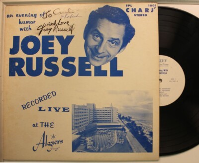 Joey Russell Autographed Lp An Evening With On Charj - Vg++ / Vg+ To ...