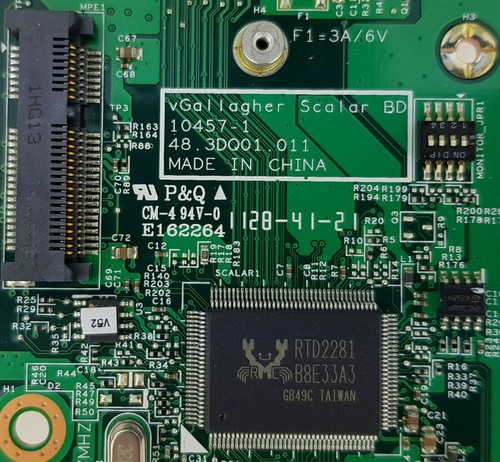 vGallagher Scalar Board Acer Aspire Z5100 Z5101 Z5730 Z5750 Z5751 Z5760 ...