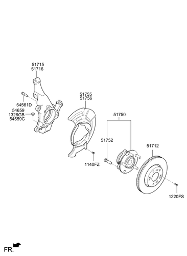 GENUINE NEW COVER-FR BRAKE DISC LH SUITS HYUNDAI I30 N-LINE 2022-ONW 1 ...
