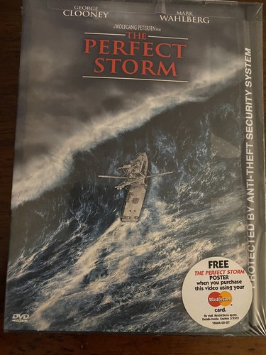 The Perfect Storm (DVD, 2000) - GEORGE CLOONEY - nice! NEW in plastic ...