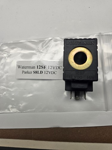 Waterman 12SF-12VDC Coil Din Parker S8LD 12VDC | eBay