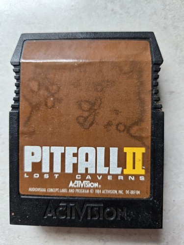 PITFALL II LOST CAVERNS ACTIVISION Commodores 64 Game cartridge only ...