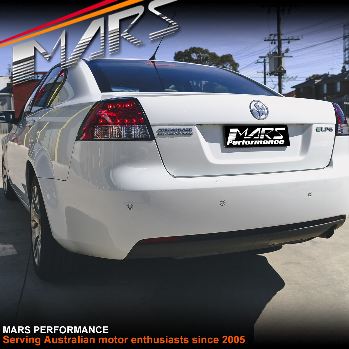 Red LED Tail Lights for Holden Commodore VE Sedan SV6 SS-V Lumina ...