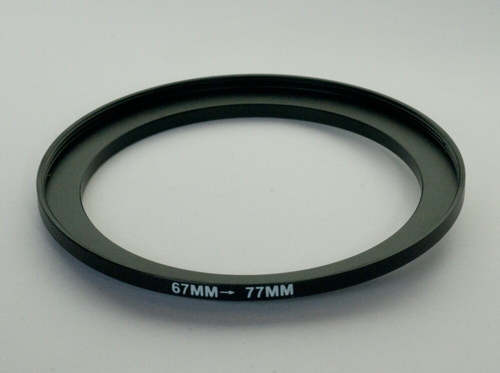 STEP UP ADAPTER 67MM-77MM STEPPING RING 67MM TO 77MM 67-77 FILTER ...