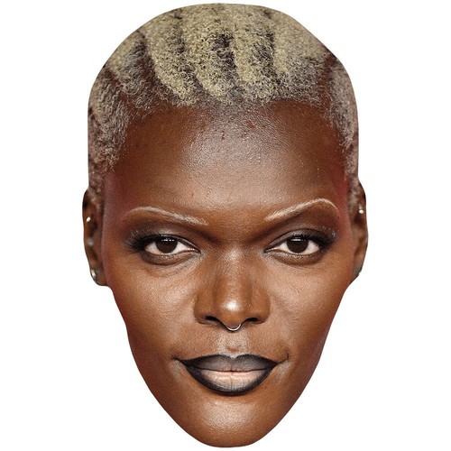 Sheila Atim (Blonde) Celebrity Mask, Flat Card Face, Fancy Dress Mask ...