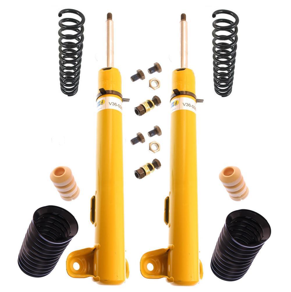 Bilstein B8 Perf Front Struts B3 Coils & B1 Bellows Kit For MB W124 HD ...