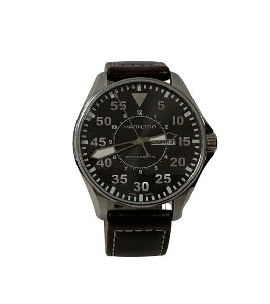 Hamilton Khaki Aviation Men's Black Watch - H647150 for sale online | eBay