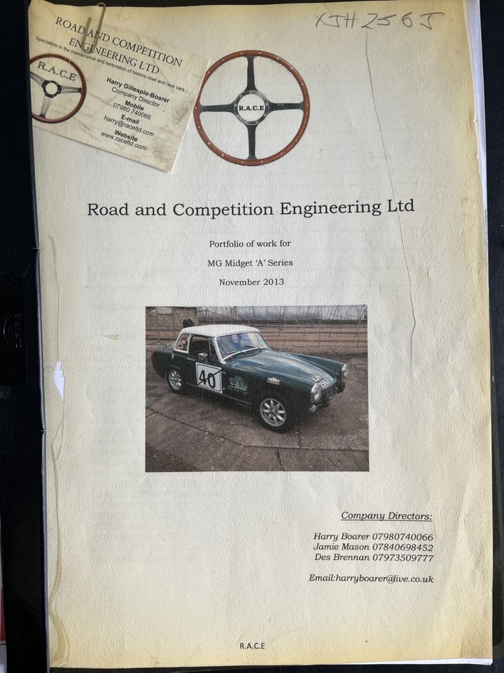 MG Midget Historic Road Rally | eBay UK