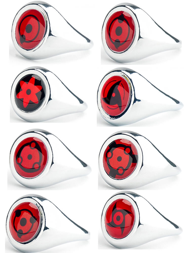 Uchiha Clan Sharingan Sharingan Anime Earrings Set 6 Pairs,