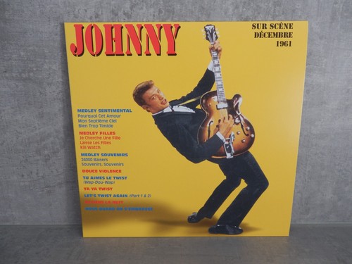 Johnny Hallyday sur scène Décembre 1961 25 CM JBM 011 | eBay