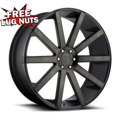 22 inch 22x10.5 DUB 1PC S121 SHOT CALLA DARK TINTED wheel 5x5 5x127 +35 ...