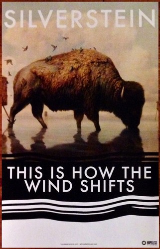 SILVERSTEIN This Is How The Wind Shifts Ltd Ed RARE Tour Poster! Misery ...