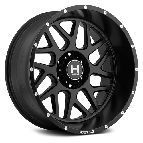 Hostile H108 SPROCKET Wheel 20x10 (-19, 8x180, 125.2) Black Single Rim ...