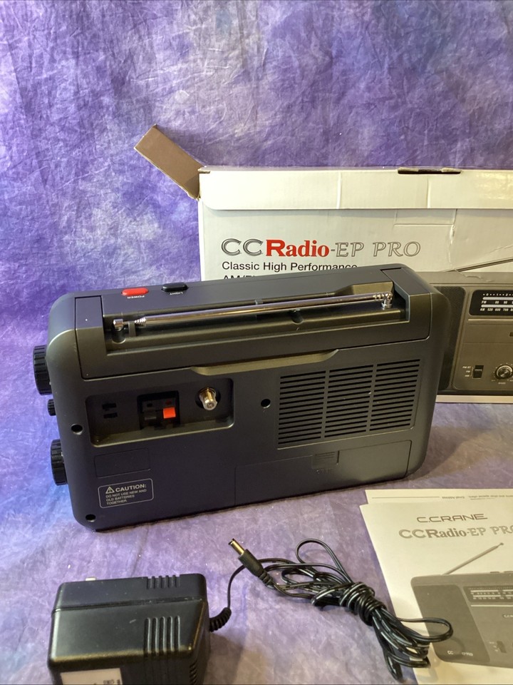 NIB C. Crane Radio - EP PRO AM FM Portable Radio | eBay