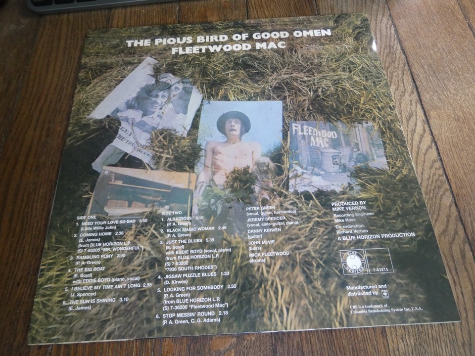 FLEETWOOD MAC - THE PIOUS BIRD OF GOOD OMEN + INSERT - EX | eBay UK