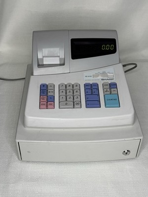 Sharp XE-A101 Electronic Cash Register Cash Drawer TESTED - NO KEYS | eBay
