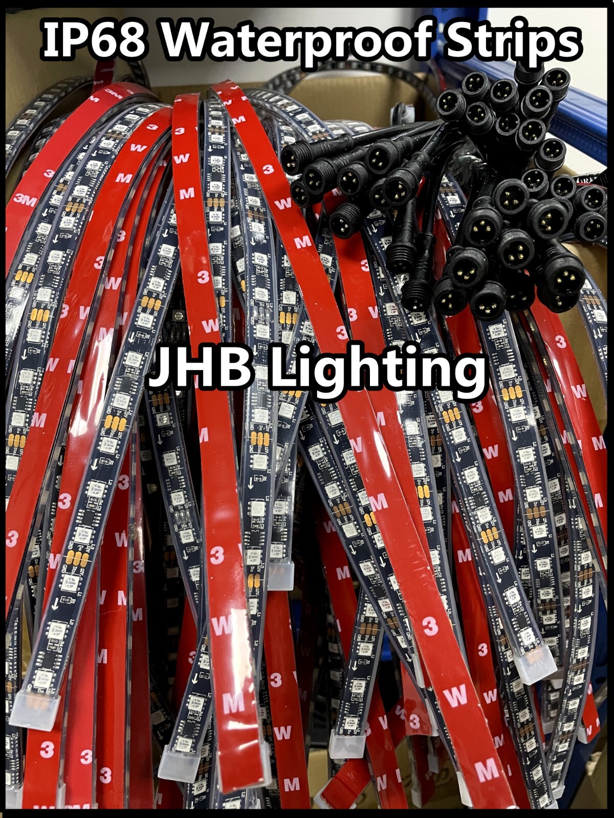 4x 4FT 48" SET Remote+Bluetooth IP68 Dream Color CHASING Flow LED ...