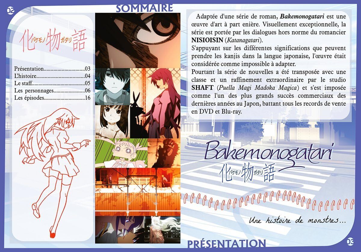 Bakemonogatari - Intégrale + OAVs - Edition Gold (3 DVD + Livret) | eBay
