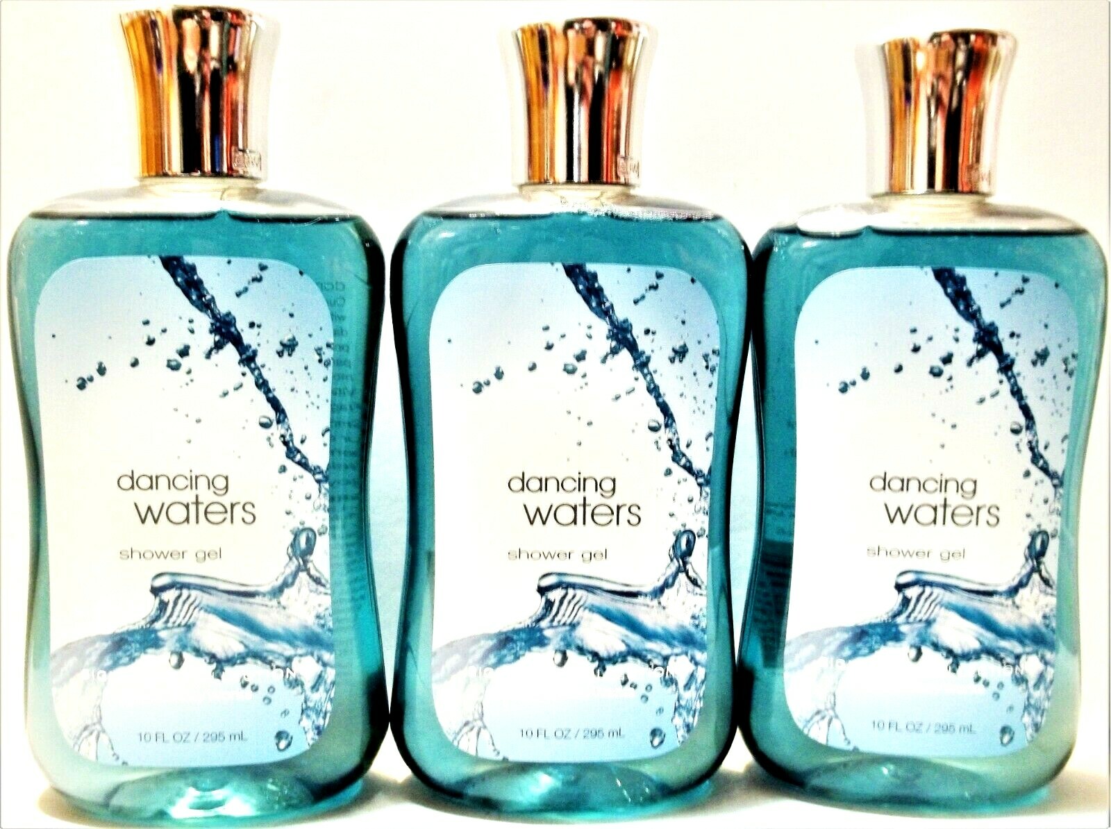 Bath Body Works DANCING WATERS Shower Gel, 10 fl. oz/295 mL, NEW, x 3 ...