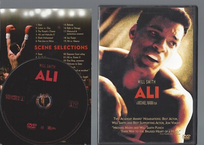 Ali (DVD, 2001) Will Smith is Muhammad Ali! Disc & Cover Art Only ...